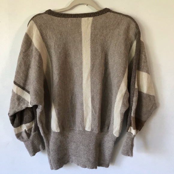 Peruvian Connection | Sweaters | Peruvian Connection Alpaca Brown Cream ...